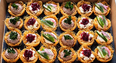 Crispy Kataifi Tartlets